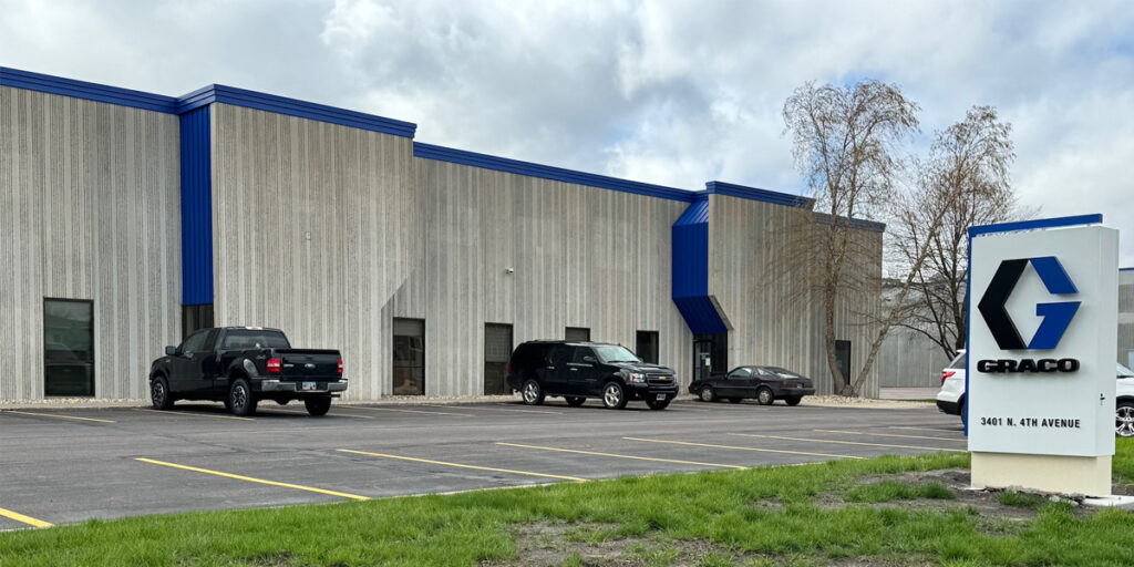 Graco opens major expansion in former bank operations center - Sioux ...